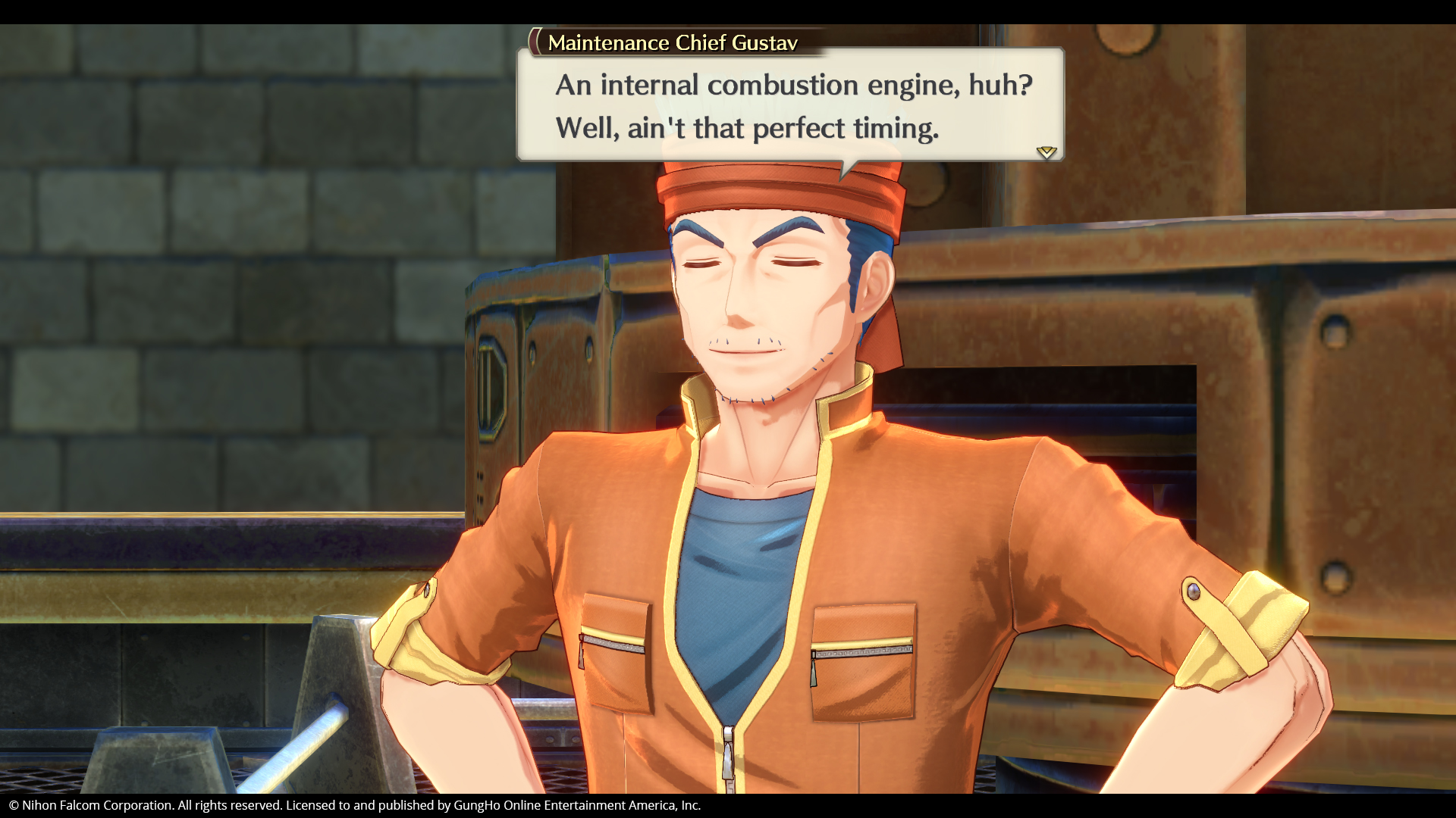 Maintenance Chief Gustav | Trails in the Sky 1st Chapter – Trails First ...